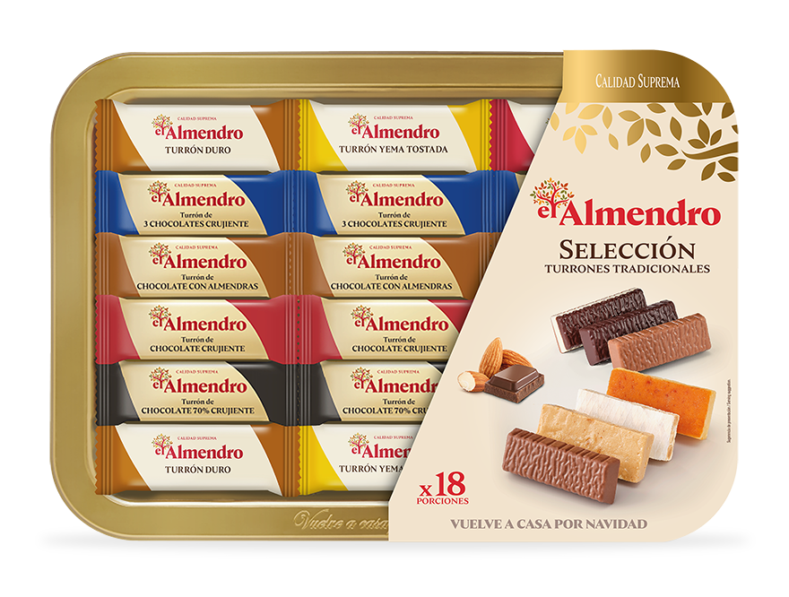 TURRÓN SELECCION TRADICIONAL X 18 UNID. 400G – Grupo ACSA